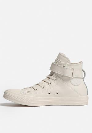 Converse CTAS Brea Mono Leather Hi - Parchment Converse Sneakers ...