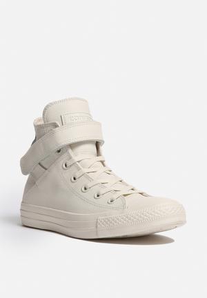 Converse CTAS Brea Mono Leather Hi - Parchment Converse Sneakers ...