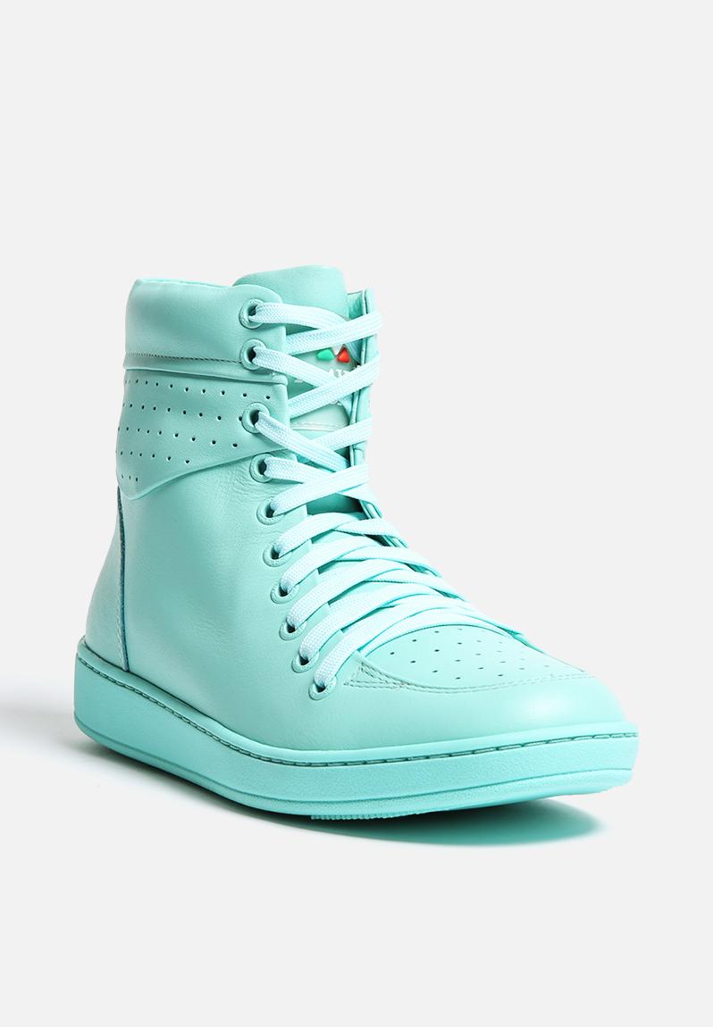 CALF LEATHER HI-TOP-MINT Travel Fox Sneakers | Superbalist.com